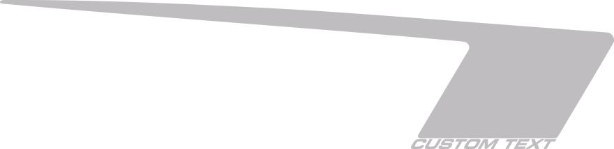 Chevy Camaro Rear Quarter Hockey (COPO) Stripes : Vinyl Decal Graphic ...