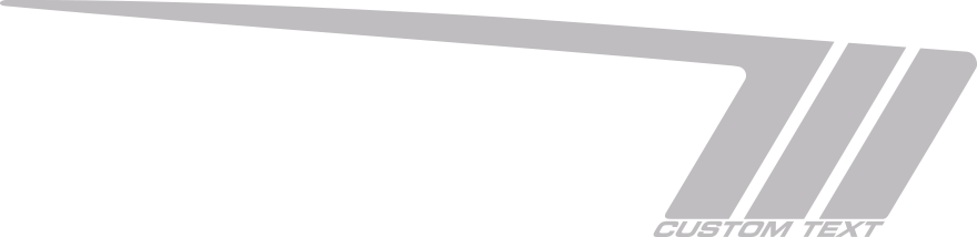 Chevy Camaro Rear Quarter Hockey (COPO) Stripes : Vinyl Decal Graphic ...