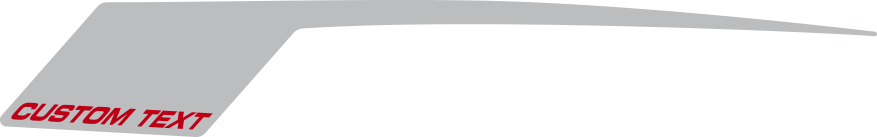 Chevy Camaro Rear Quarter Hockey (COPO) Stripes : Vinyl Decal Graphic ...