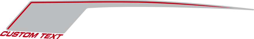 Chevy Camaro Rear Quarter Hockey (COPO) Stripes : Vinyl Decal Graphic ...