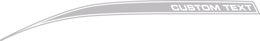 Chevy Impala Rear Quarter Stinger Stripes : Vinyl Decal Graphic ...