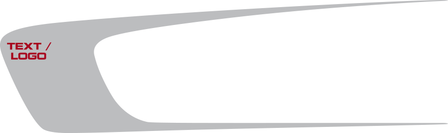 Dodge Charger Outer Scallop Swoosh C : Vinyl Decal Graphic Striping Kit ...