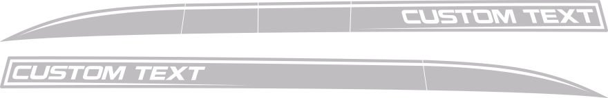 Dodge Charger Rear Quarter Contour Stripes : Vinyl Decal Graphic ...