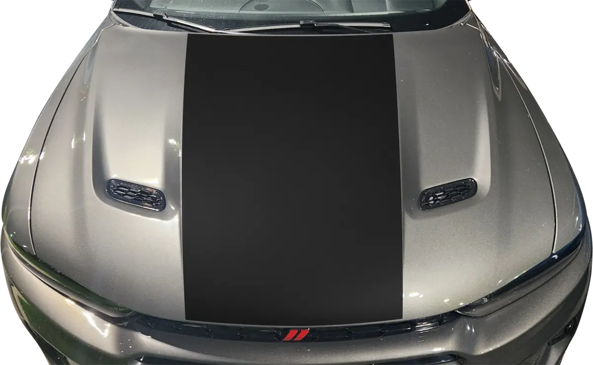 2023 to Present Dodge Hornet Hood Center Blackout Decal Graphics ...